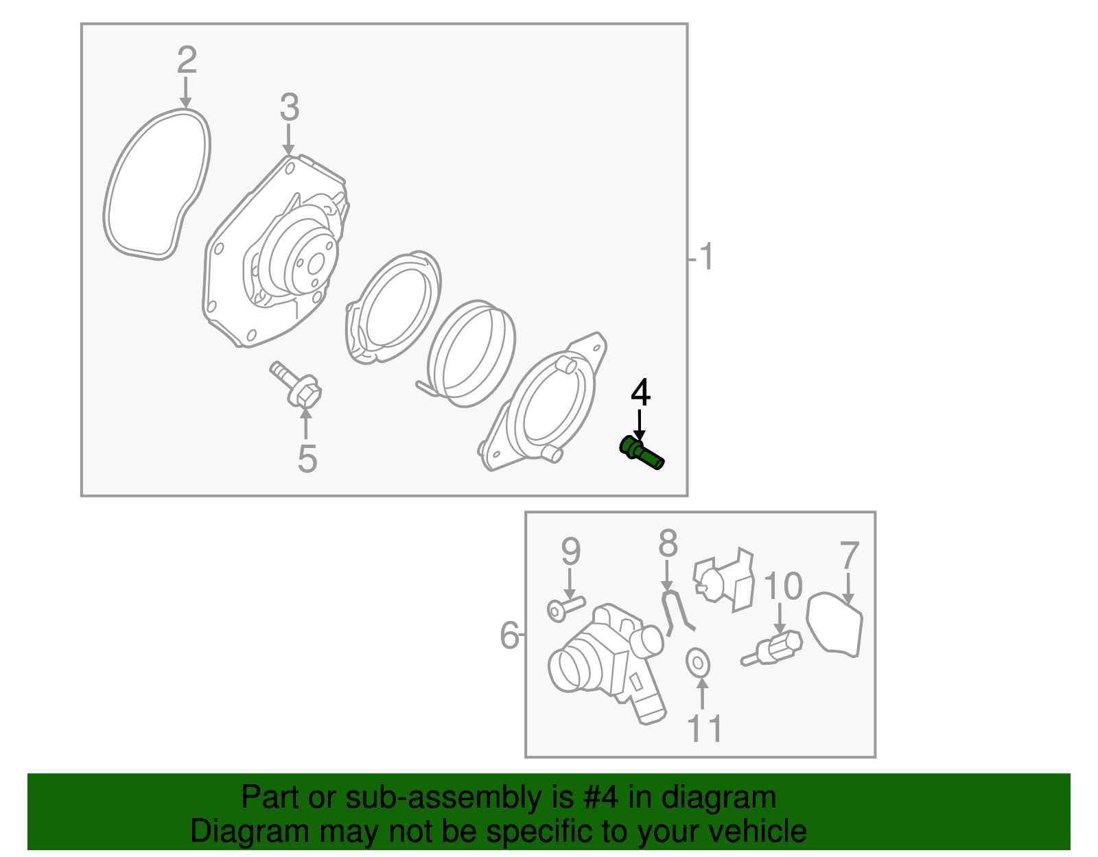 2007-2016 Volvo Guide Pin 30750804 | TascaParts.com