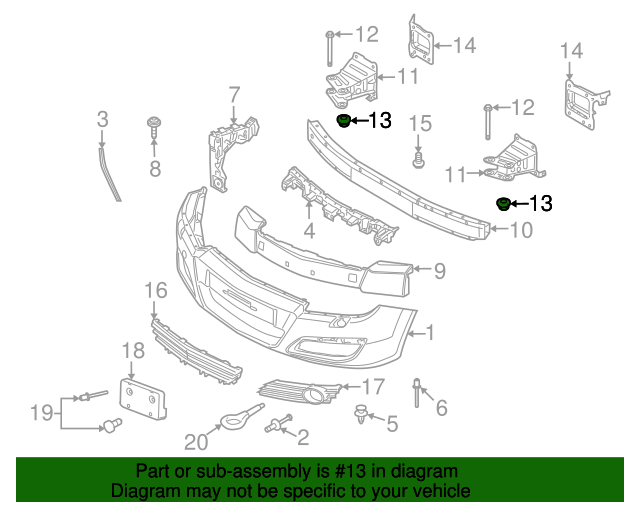 1992-2017 GM Multi-Purpose Nut 11609746 GM | GMPartsDirect.com