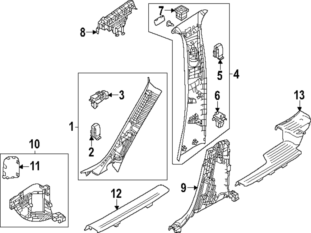 KBB3-68-710A-02 - 2024 Mazda CX-90 - Front Sill Plate | Mazda Part Direct