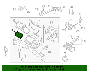 079-145-865 - Intercooler Gasket 2013-2018 Audi | AutoNationParts.com