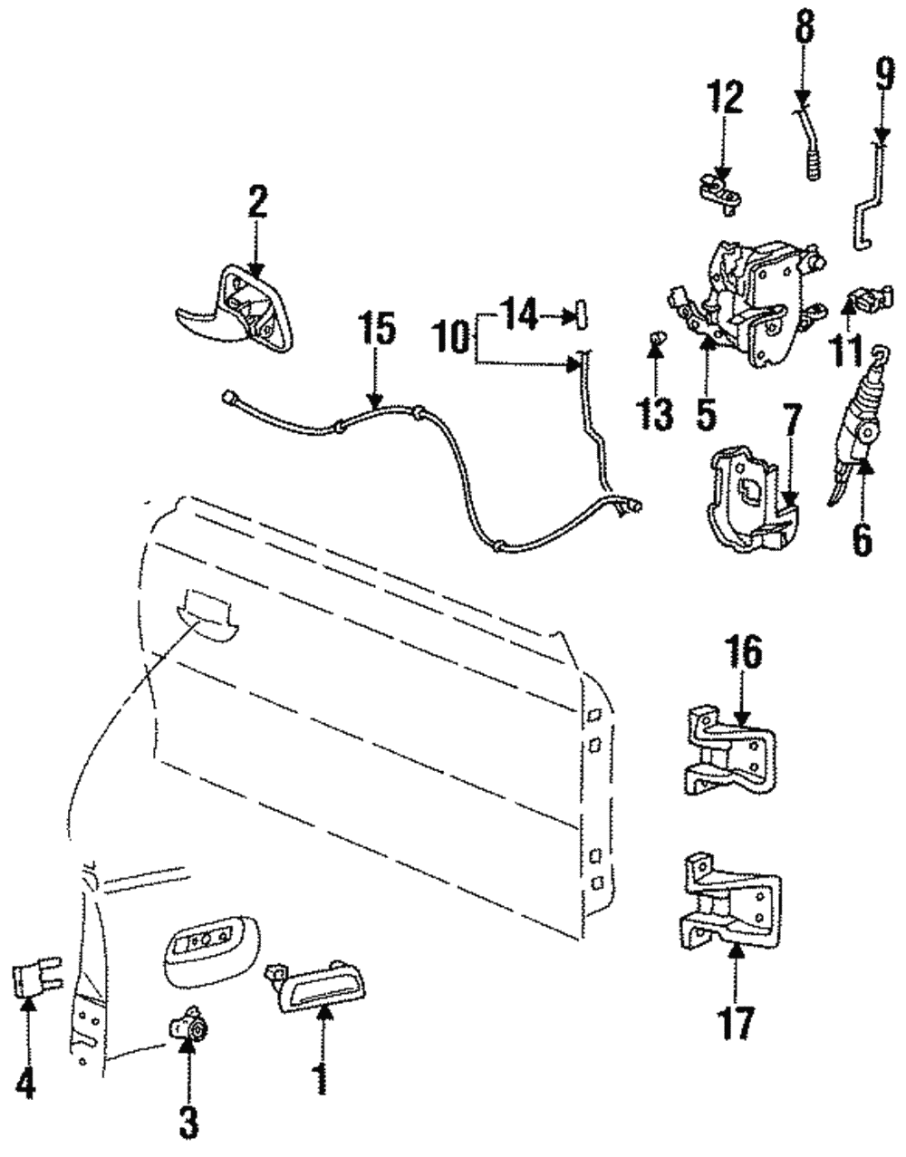 SW-6927 - Motorcraft™ Door Lock Actuator Motor 1994-1998 Ford Mustang ...