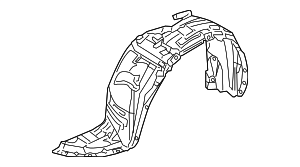 BP4K-56-130F - Fender Liner 2004-2006 Mazda 3 | Florida Mazda Parts