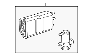 2008-2015 Smart Fortwo Vapor Canister 4514700159 | Mercedes-Benz Parts ...