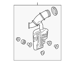 2010-2017 GM Intake Duct 20901296 | TascaParts.com