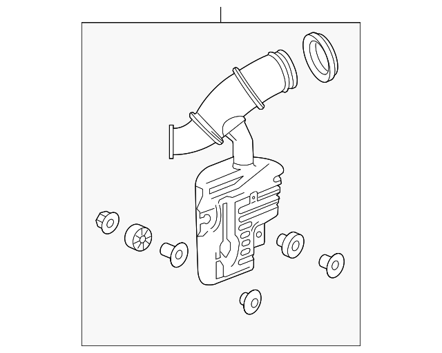 2010-2017 GM 2010-2014 Chevrolet Equinox Air Intake Cleaner Duct Pipe ...