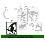 2010-2017 GM 2010-2014 Chevrolet Equinox Air Intake Cleaner Duct Pipe ...
