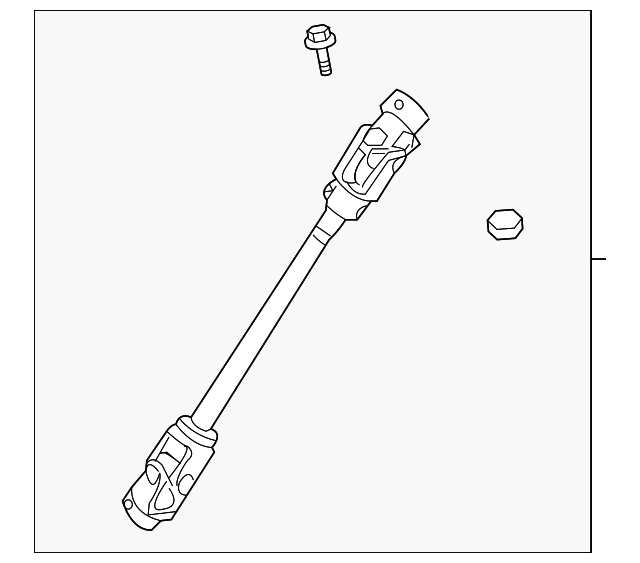 2004-2011 GM Intermediate Steering Shaft 96535274 | Paradise GM Parts