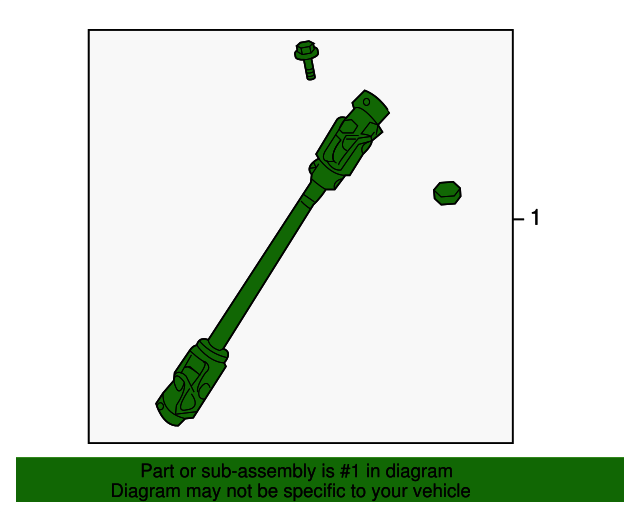 2004-2011 GM Intermediate Steering Shaft 96535274 | Karl Kustoms OEM Parts
