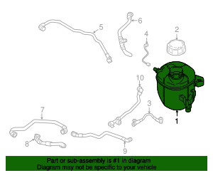 17139485733 - 2016-2024 BMW Reservoir Tank (17-13-9-485-733) | BMW of ...