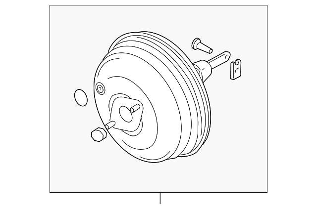 Genuine OEM Booster Assembly Part# SJJ500070 Fits 2006-2009 Land Rover ...