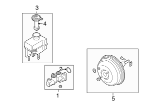 Genuine OEM Master Cylinder Reservoir Part# LR015518 Fits 2005-2016 ...