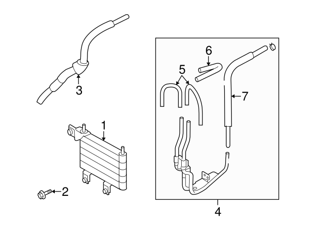 2007-2009 Kia Amanti Upper Hose 25414-3F800 | TascaParts.com