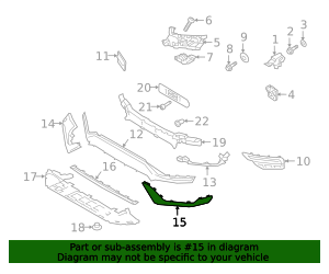 2020-2022 Volvo XC90 Grille Molding 39797336 | AutoNationParts.com