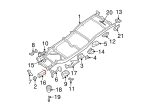 2005-2019 Nissan Rail End - Passenger Side (RH) 50170-EA030 ...