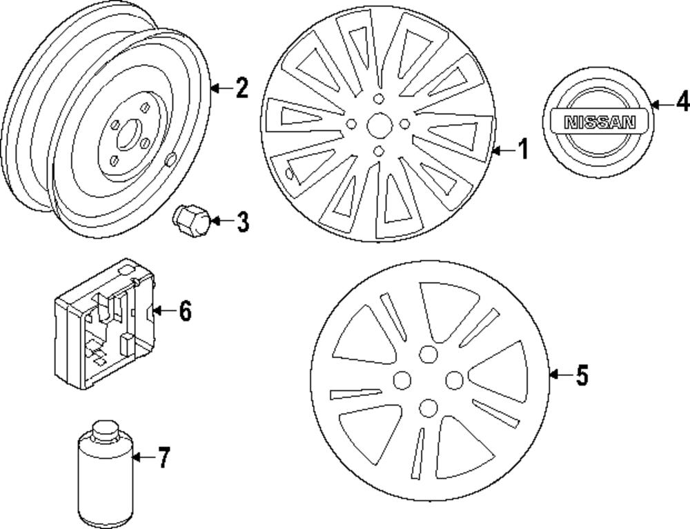 2025 Nissan Kicks Wheel, Alloy 40300-7LB3A | My Nissan Part