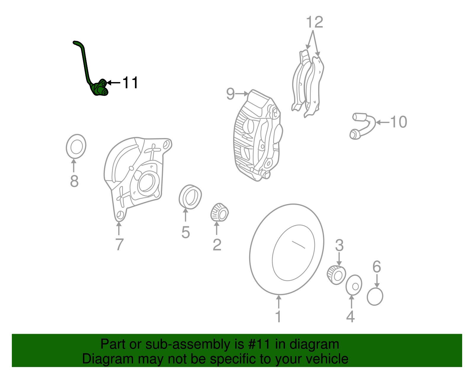 Genuine OEM Ford Part - Motorcraft™ Speed Sensor BRAB-116 | Genuine OEM ...