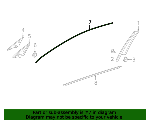 177-725-90-00 - Door Reveal Molding 2019-2022 Mercedes-Benz ...