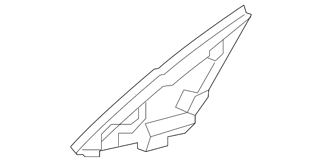 177-727-17-00 - Corner Trim Insulation 2019-2021 Mercedes-Benz ...