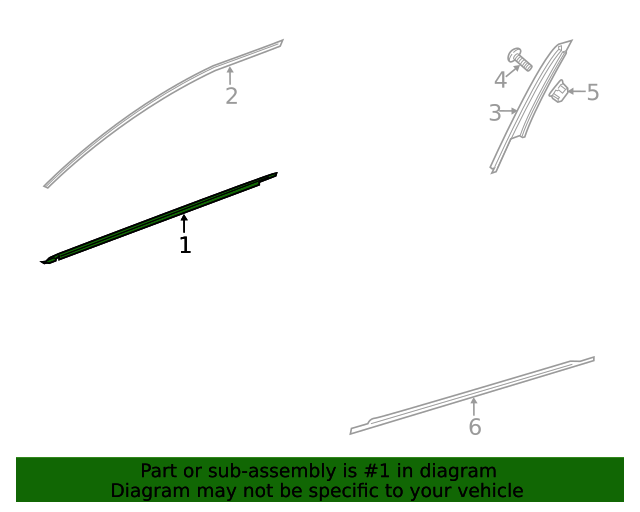 222-690-42-06 - Belt Molding 2018-2020 Mercedes-Benz | Mercedes-Benz ...