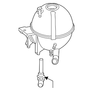 906-501-05-03 - Expansion Tank 2010-2018 Mercedes-Benz | Mercedes-Benz ...