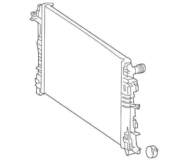 906-500-02-02 - Radiator 2014-2022 Mercedes-Benz | Mercedes-Benz USA Parts