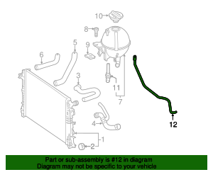 906-501-44-82 - Vent Hose 2014-2017 Mercedes-Benz | Mercedes-Benz USA Parts