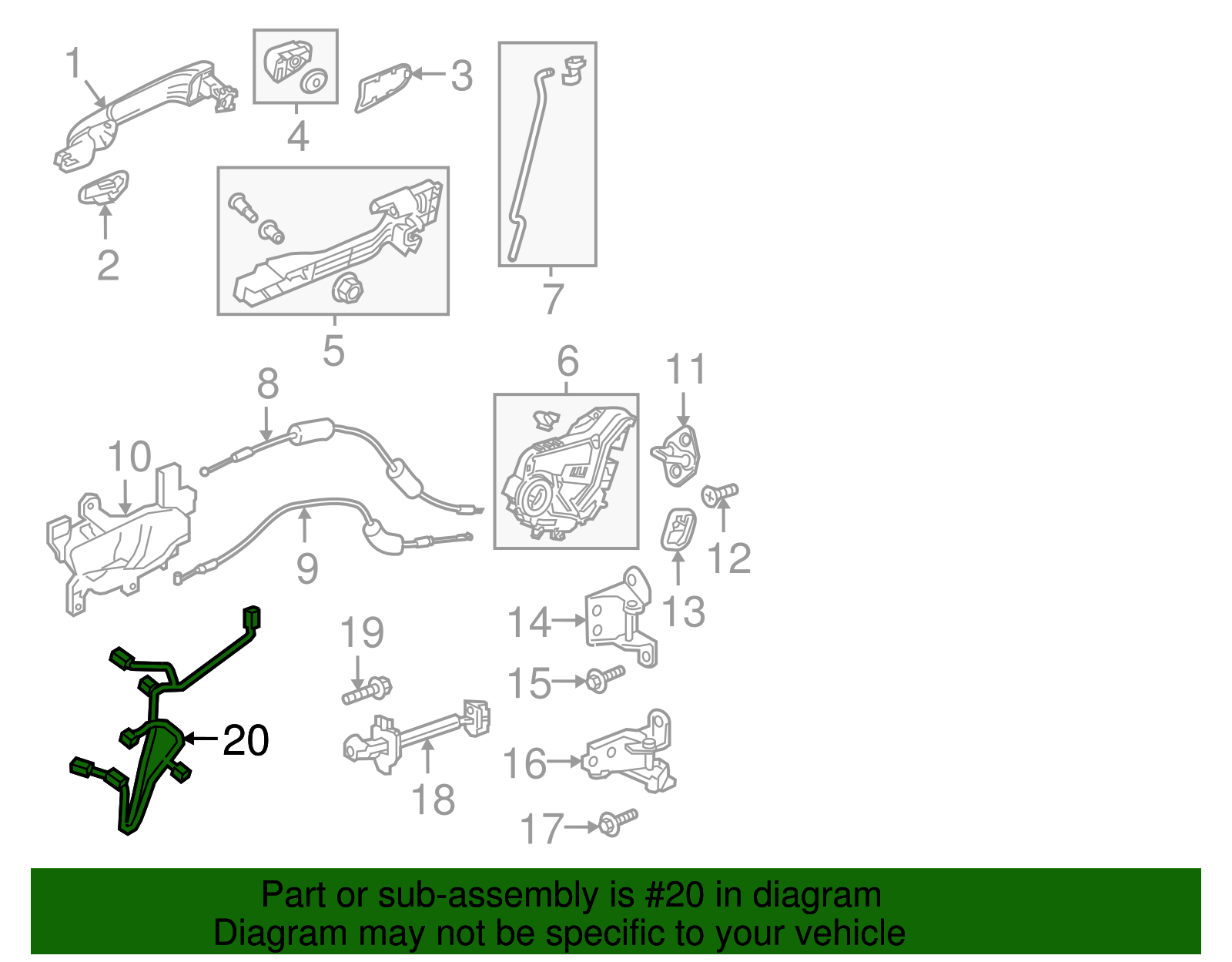 32754-TLA-A00 - Harness 2017-2019 Honda CR-V | Toronto Honda Parts