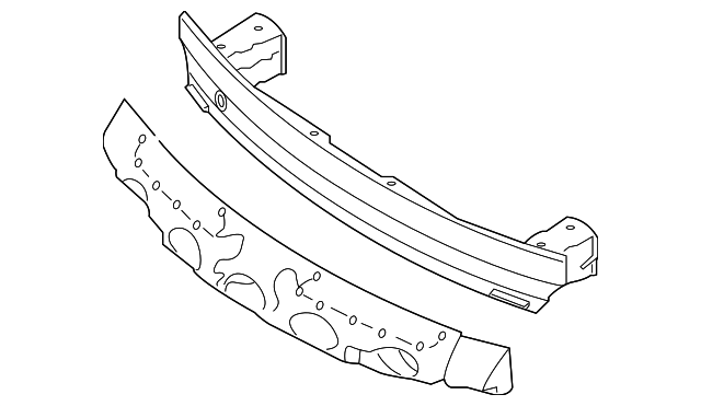 Genuine Porsche 981-505-121-80 |Impact Bar | FREE Shipping on Most ...