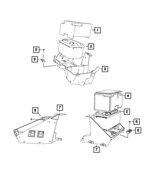 Battery, Battery Tray and Cables for 2015 Ram 2500 | Mopar Parts Store