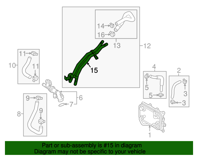 97550-2W500 - Water Pipe 2016-2020 Kia Sorento | Kia.Parts Store