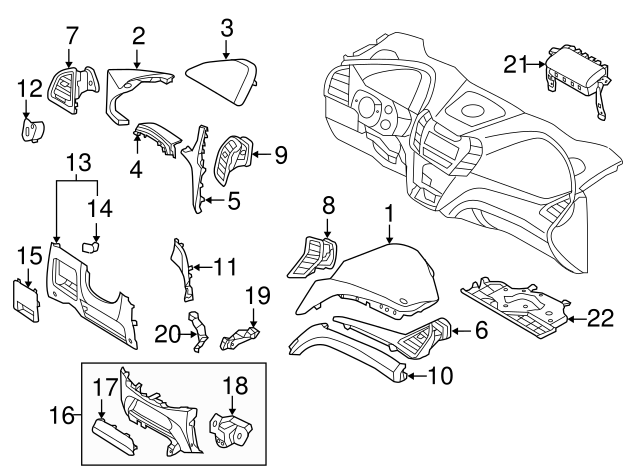 2013-2019 Hyundai Lower Molding 84795-2W000-NBC | HyundaiParts.Online