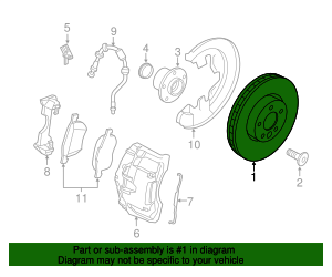 2007-2018 Volvo Disc Brake Rotor 31341382 | TascaParts.com