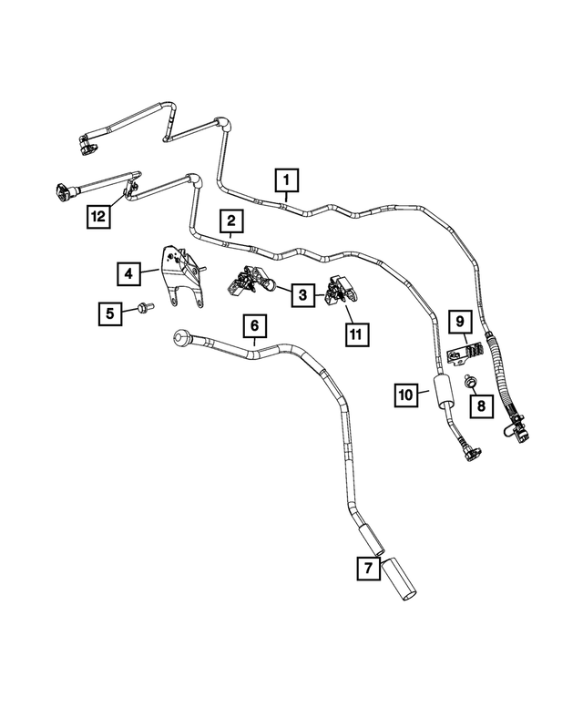 2019-2024 Ram Fuel Supply Tube 57008350AB | Mopar eStore