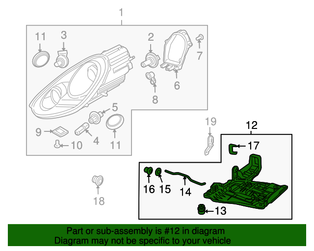 Porsche OEM Mounting Part# 987-631-074-02 | OEM Vehicle Parts