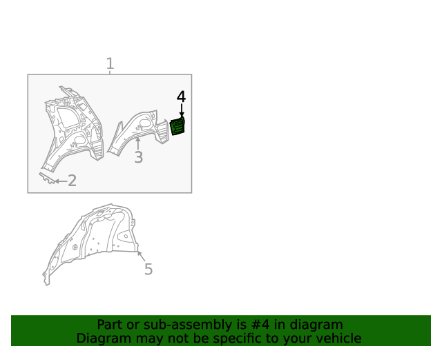 2021-2024 Mercedes-Benz Quarter Panel Extension 247-636-78-01 ...