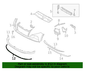 2022 Hyundai Tucson Lower Cover 86512-N9000 | OEM Parts Online
