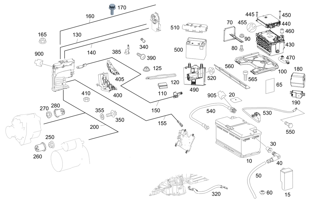 000-982-69-25 - Starter Battery For Mercedes-Benz Parts Store