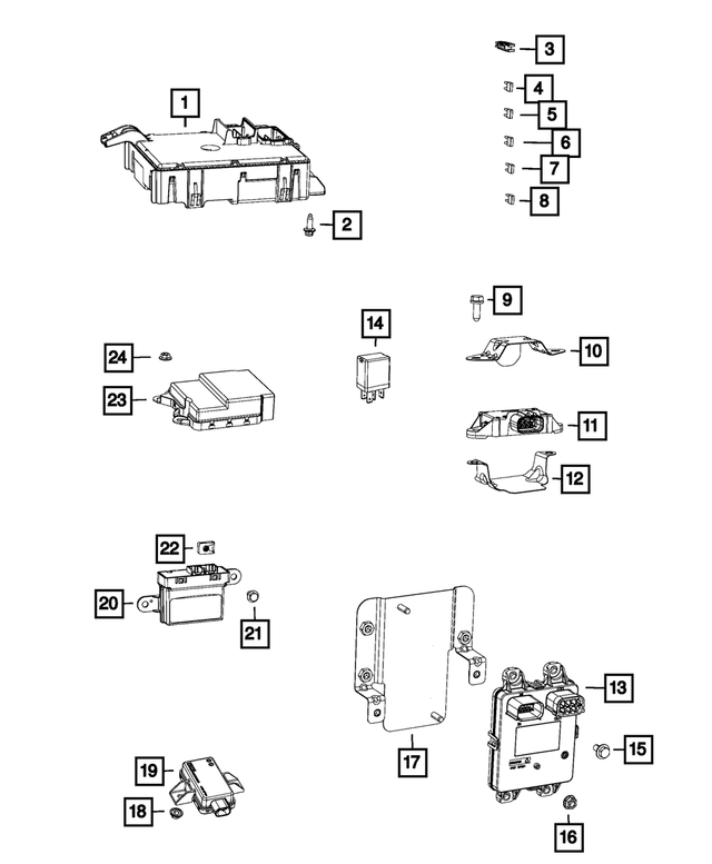 Module 68593675AA | My Mopar Parts