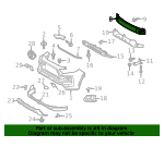 52021-0R100 - Impact Bar - 2019-2021 Toyota RAV4 | OEM Genuine Toyota Parts