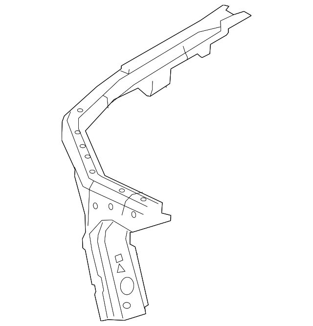 84077066 GM Passenger Side Front End Upper Tie Bar | GM Parts Store