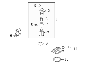 31120-P4200 - Fuel Pump And Strainer Set 2021-2023 Kia Sorento | Kia ...