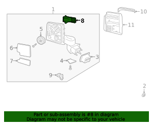 84468926 - Front Passenger Side Clearance Lamp 2020-2023 GM ...
