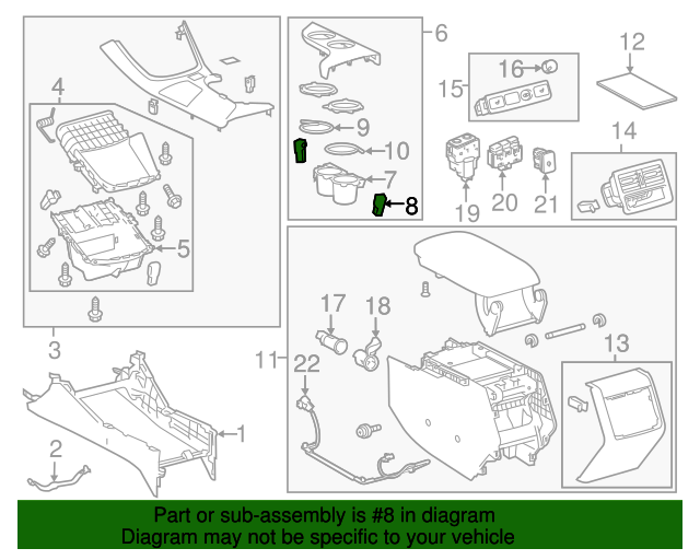2009-2018 Toyota Lamp Assembly 81080-22040 | Toyota Parts