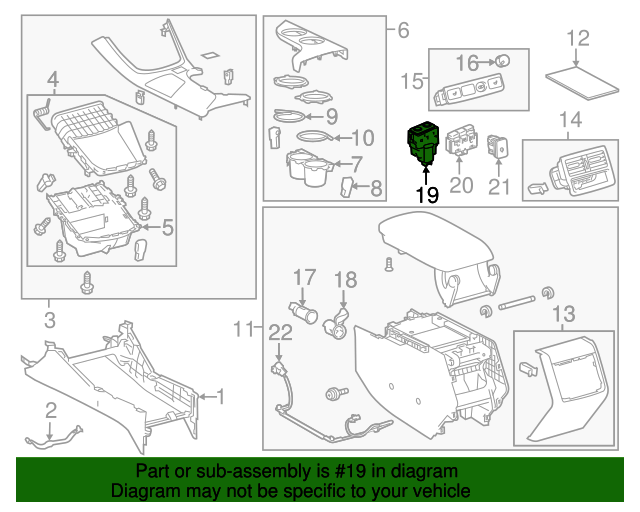 84752-07020 - Seat Heat Switch - 2013-2018 Toyota Avalon | OEM Genuine ...