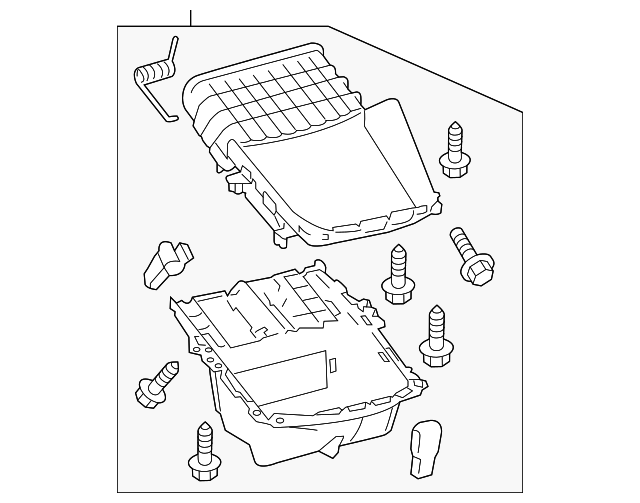 2014-2018 Toyota Avalon Compartment 58804-07130-C0 | Toyota Parts Center