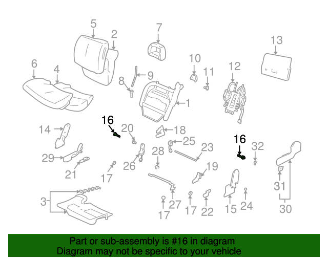 1992-2019 GM M10x1.5x65 Multi-Purpose Bolt 11516109 GM | GMPartsDirect.com