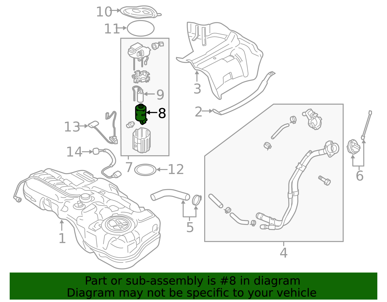 2017-2023 Hyundai Fuel Filter 31112-F2600 | Retail Performance Auto Parts