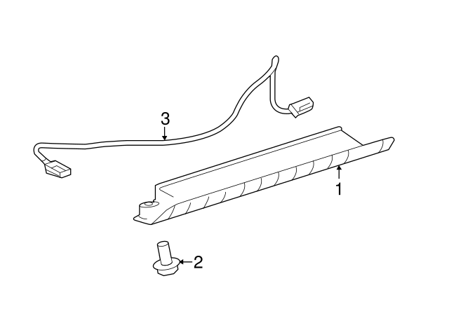 2010-2021 Toyota Center High Mount Stop Light 81570-47051 | Toyota ...