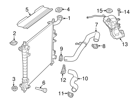 Radiator & Components for 2013 Jeep Grand Cherokee | TascaParts.com