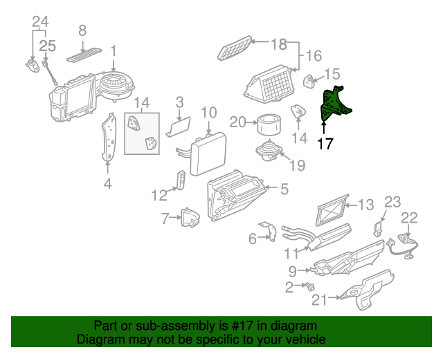 2002-2007 GM Bracket 22664711 GM | GMPartsDirect.com